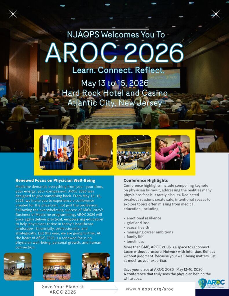 2026 AROC Attendee Registration - New Jersey Association of Osteopathic ...